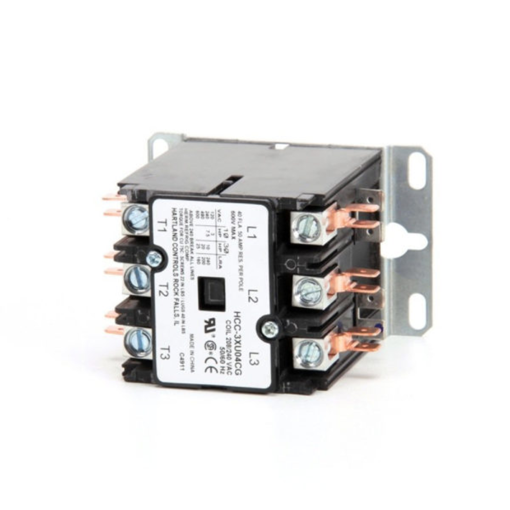 3 Poles Definite Purpose Contactor 24VAC 5060Hz FLA 40 RES 50